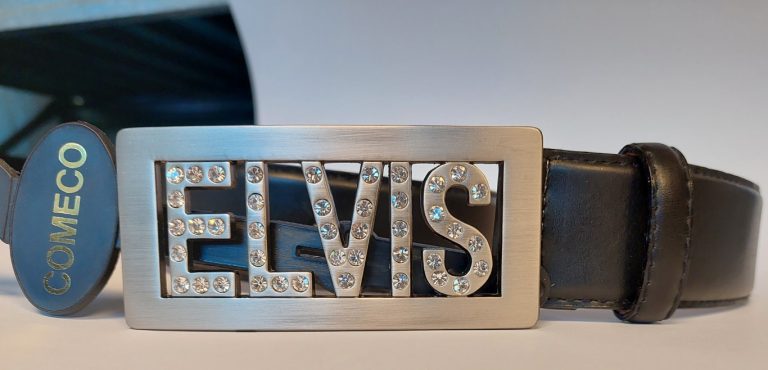 Elvis Presley - Riem met bling bling gesp - RockArt Shop